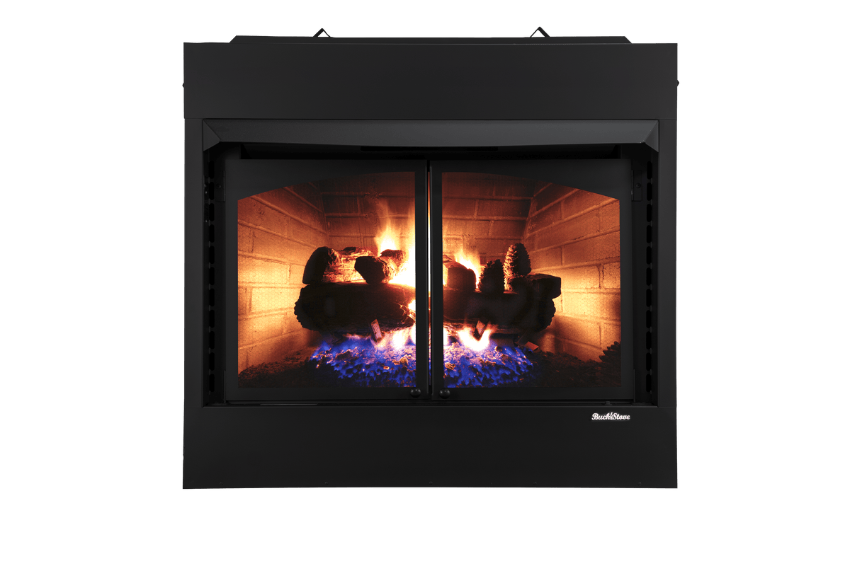 Buck Stove Model 42" ZCBBXL Vent Free Builder Series Gas Firebox with ...