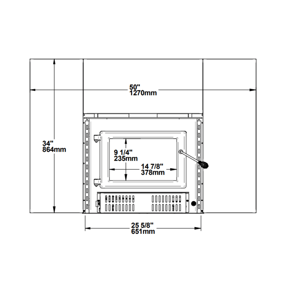 Englander Blue Ridge 300-I Wood Insert — Fyre Direct