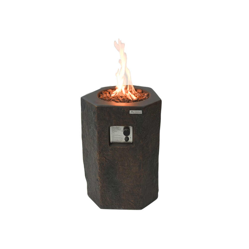 Modeno Basalt Column Fire Pit — Fyre Direct