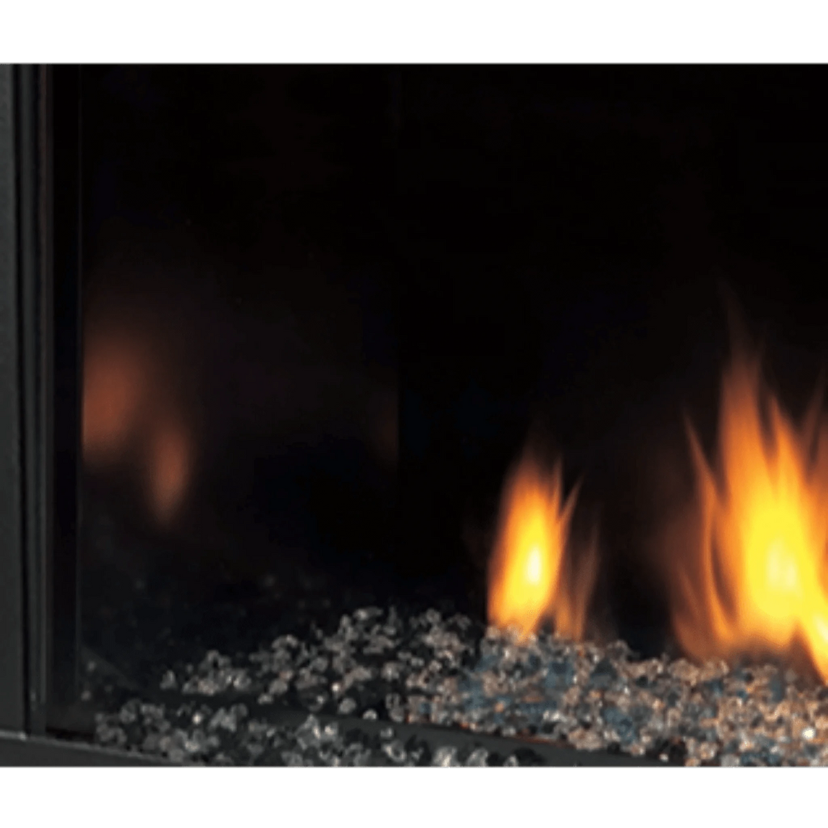 Monessen Black Porcelain or Magic Glass Panels for Aria Fireplace ...