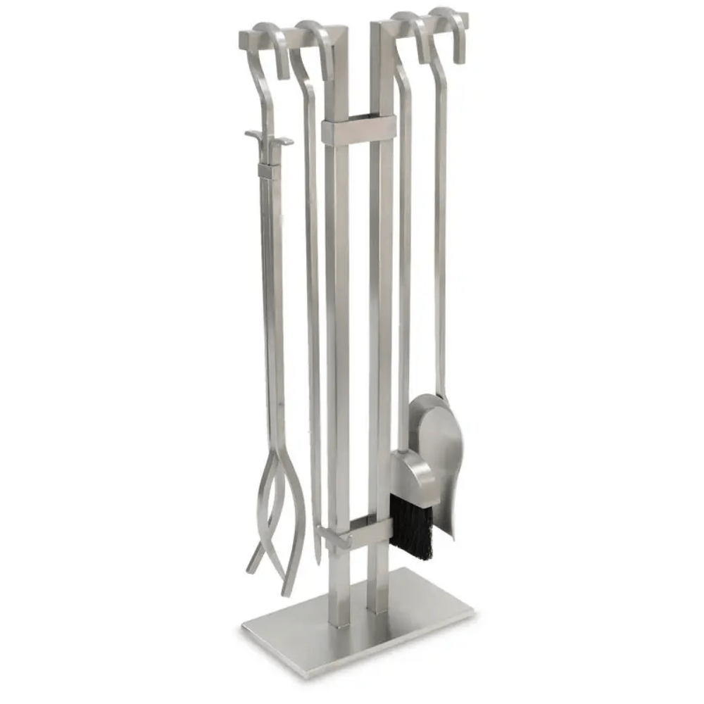 Pilgrim Sinclair Stainless Steel Fireplace Tool Set — Fyre Direct